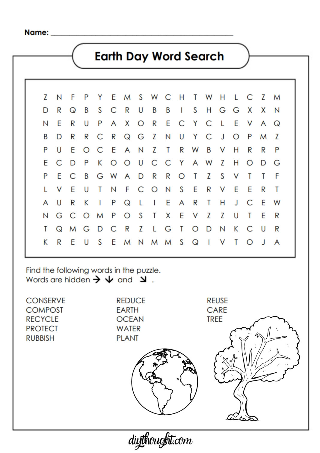 Earth Day Kids Activities - diy Thought