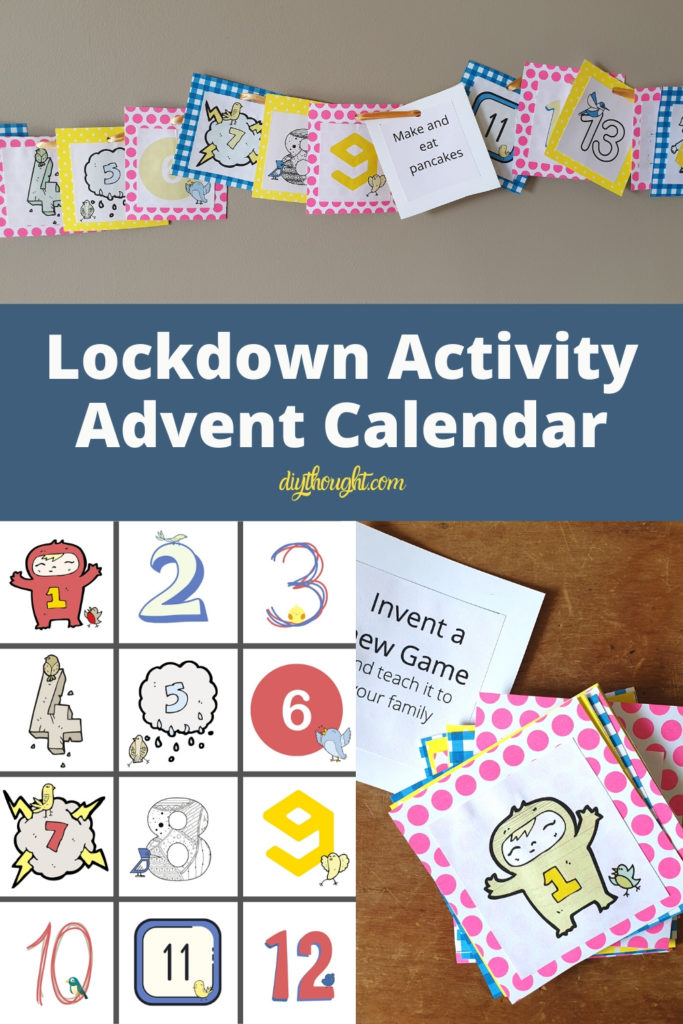 Stay At Home Activity Advent Calendar - diy Thought