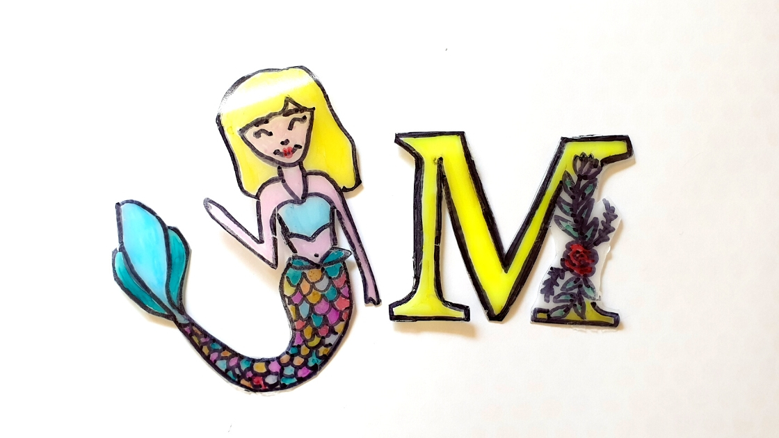 Letter M Mermaid Milk Jug Craft - DIY Thought