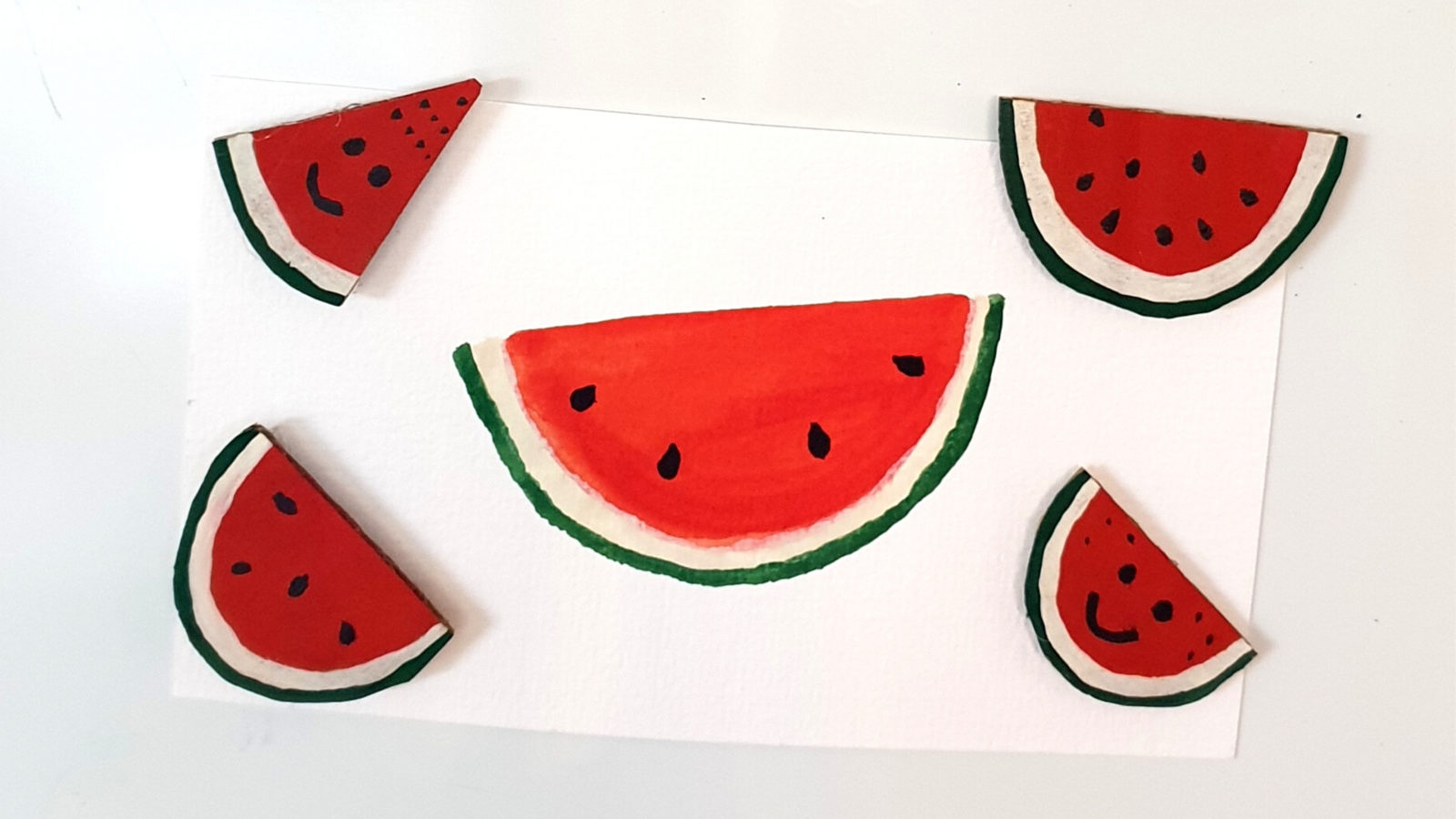 DIY Watermelon Magnets - diy Thought