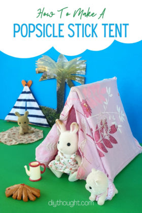How To Make A Tent With Popsicle Sticks - diy Thought