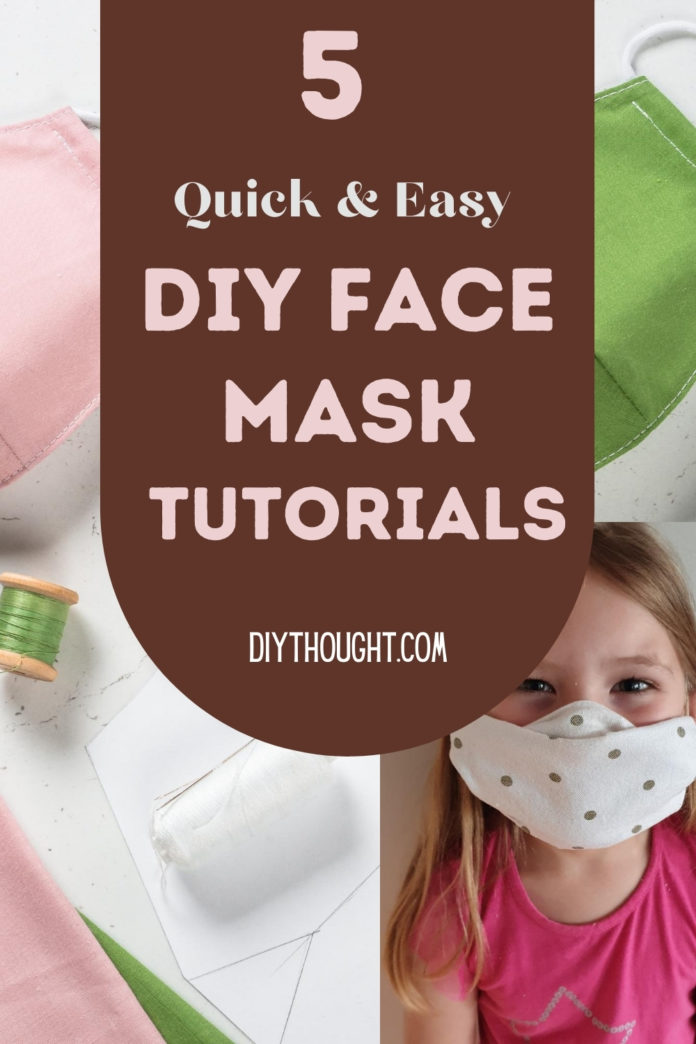 5 Quick & Easy DIY Face Mask Tutorials - diy Thought