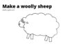 Cardboard Woolly Sheep Craft - diy Thought