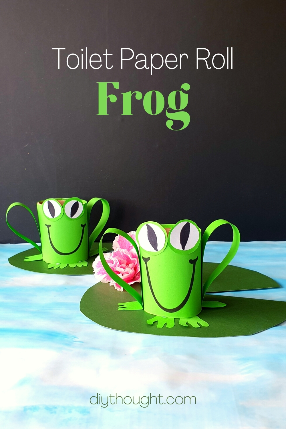 Toilet Paper Roll Frog - diy Thought