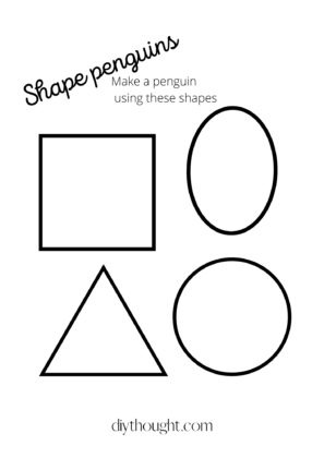 Newspaper/ Magazine Shape Penguins - diy Thought