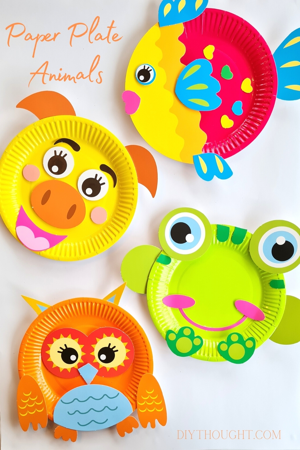 Paper Plate Animals - diy Thought