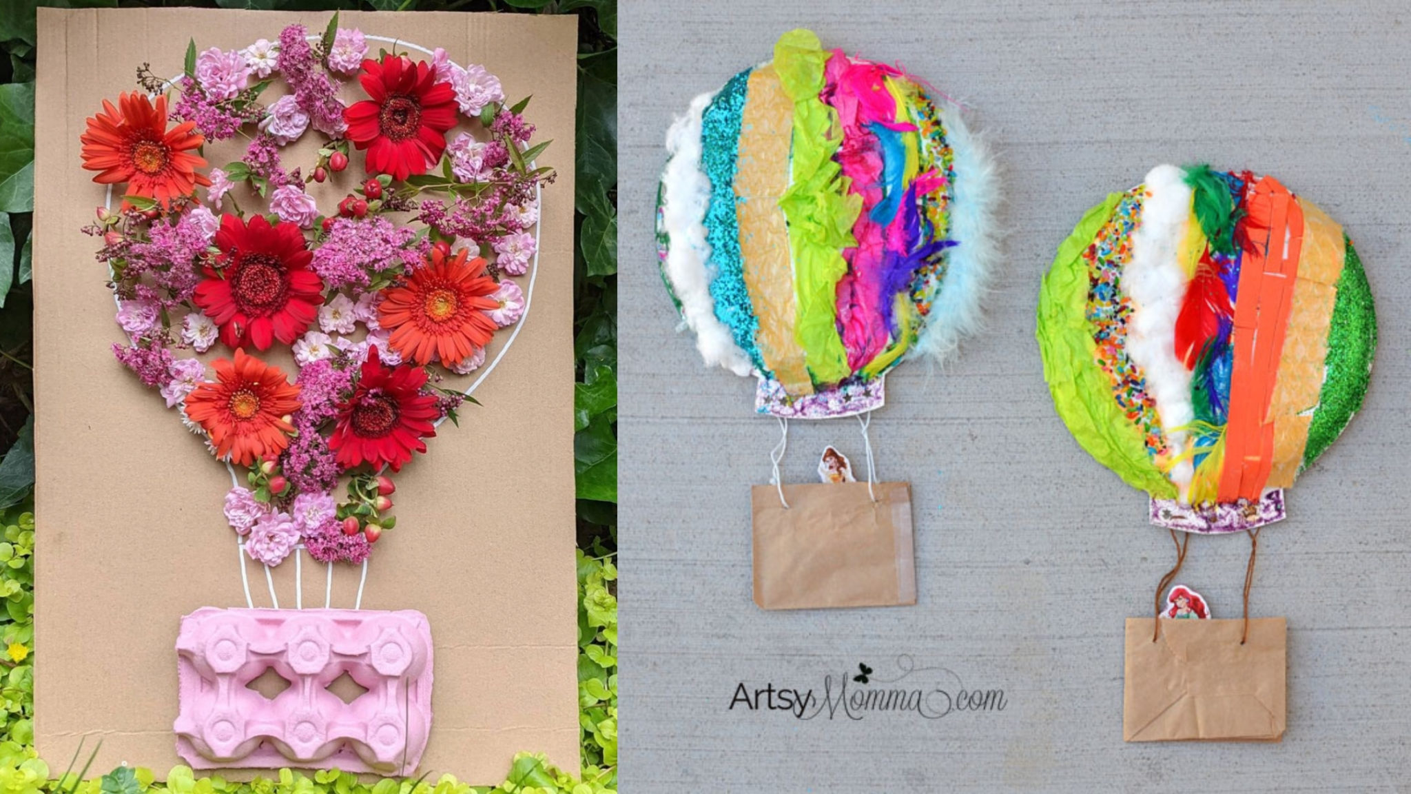 6 Hot Air Balloon Crafts - diy Thought