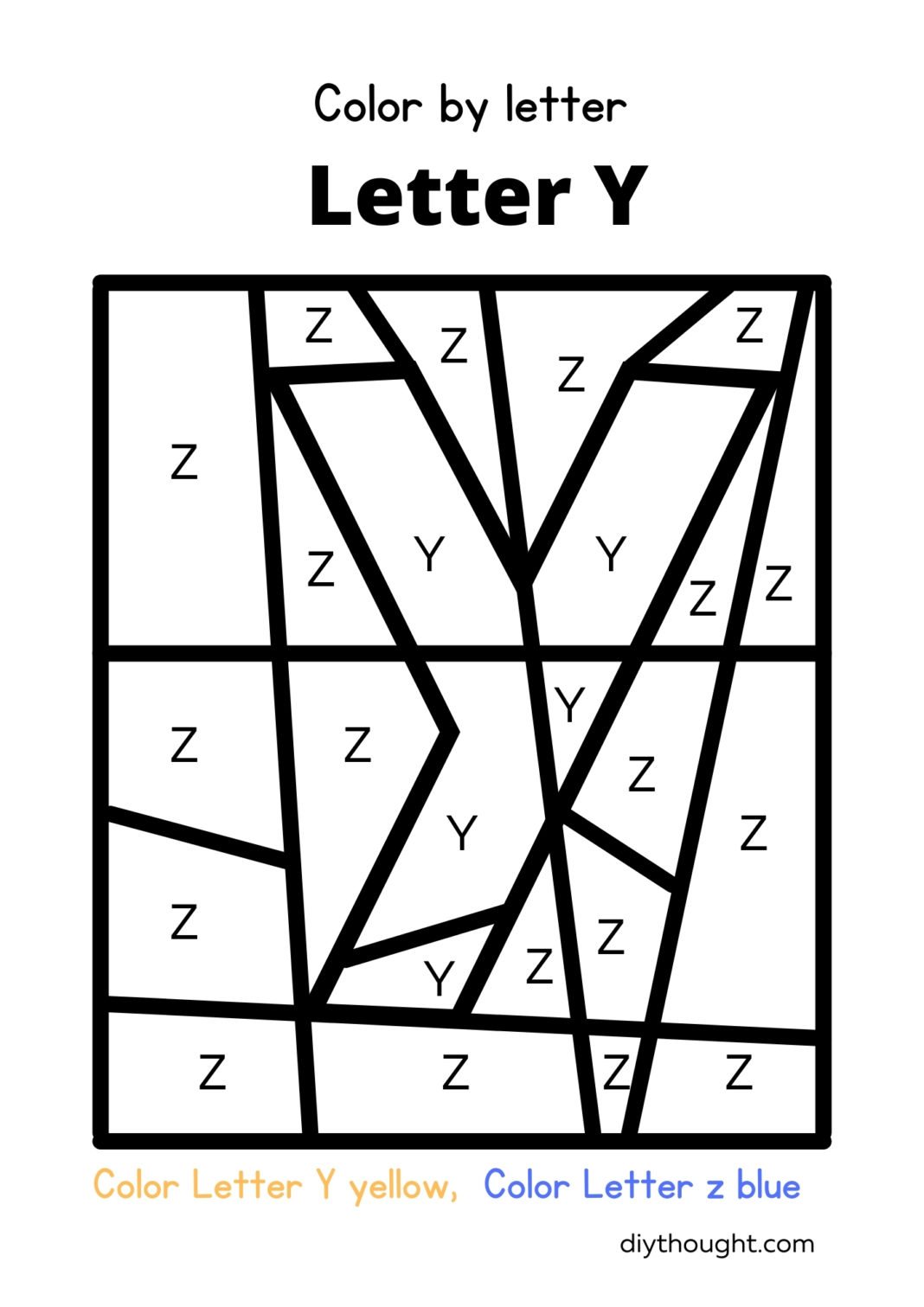 5 Free Letter Y Printable Worksheets - diy Thought