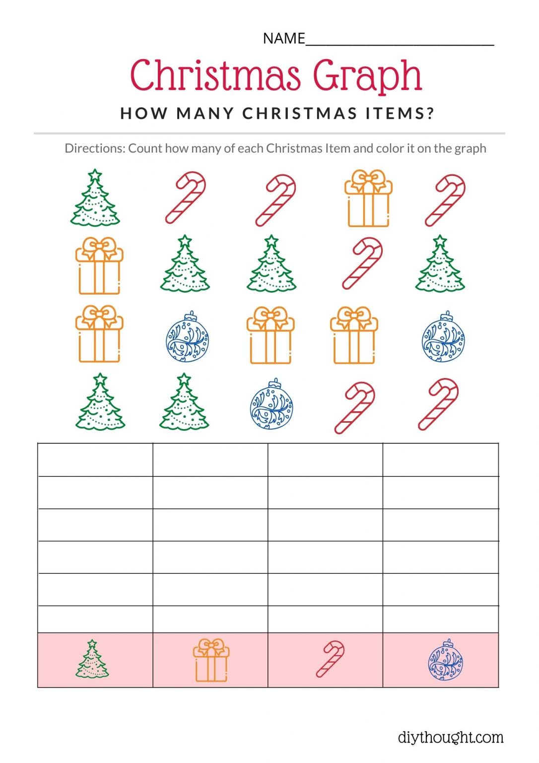 Christmas Tree Math Addition Worksheets - diy Thought