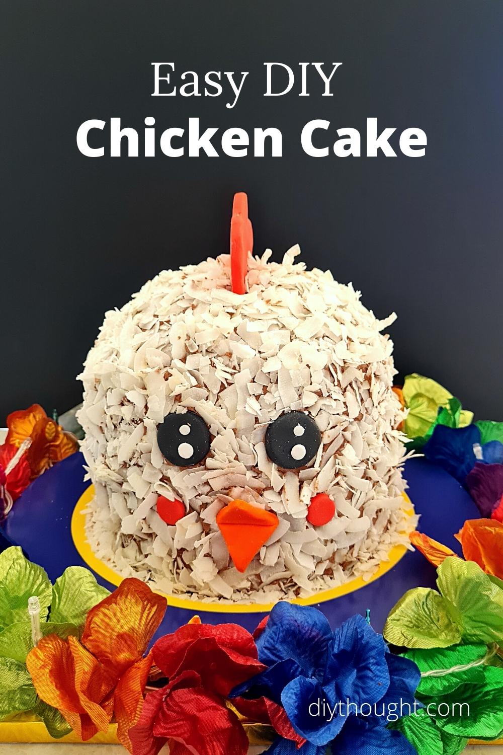 Easy DIY Chicken Cake - diy Thought