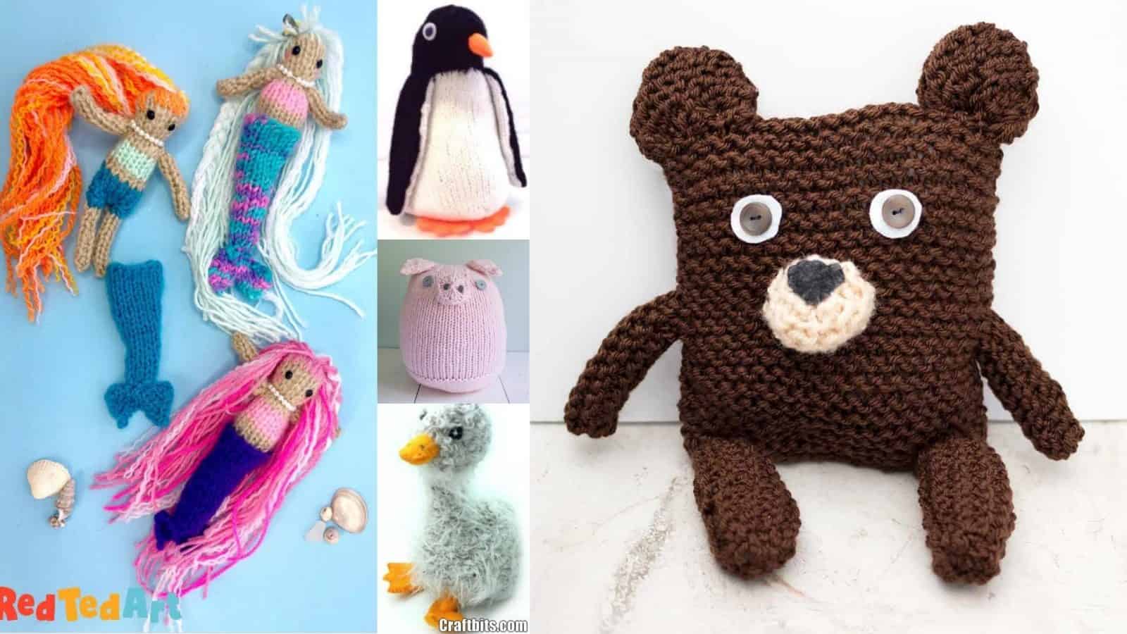 10 Brilliant Free Toy Knitting Patterns - diy Thought