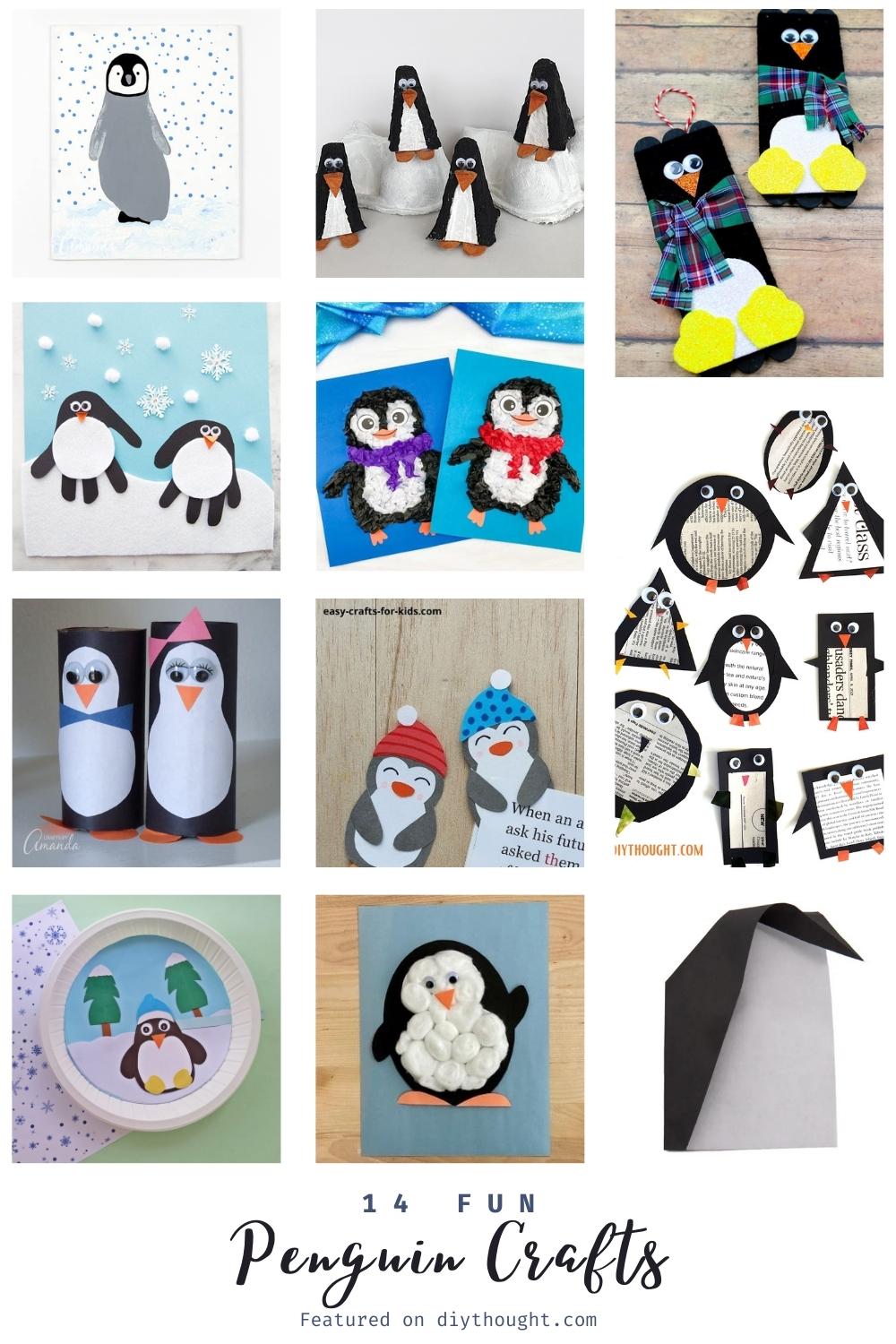 14 Fun Penguin Crafts - diy Thought
