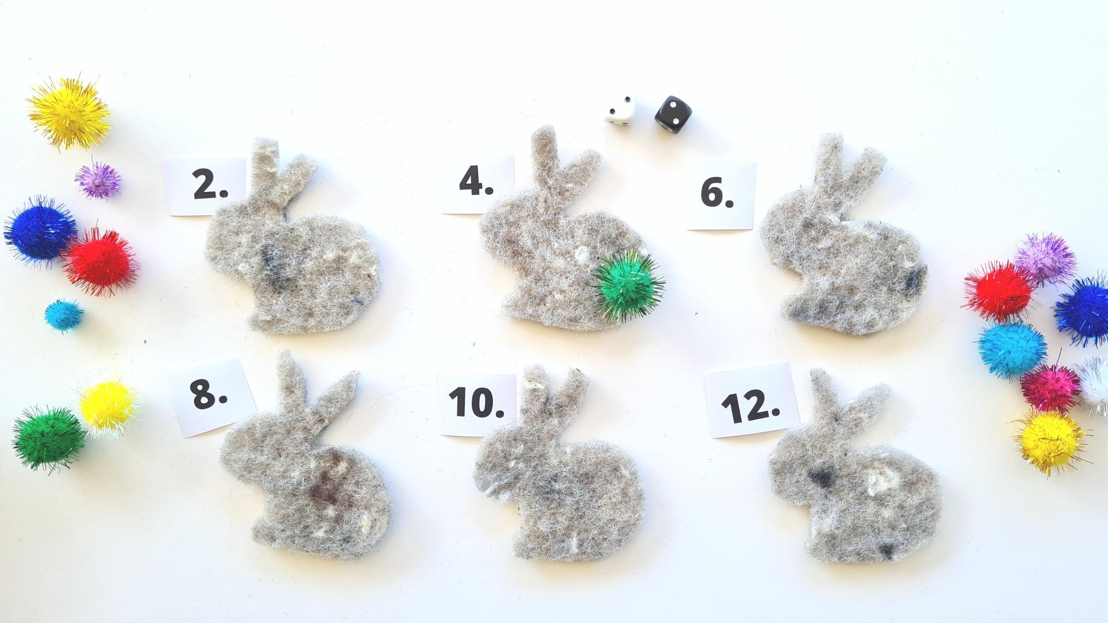 Bunny Tail Math Game - DIY Thought