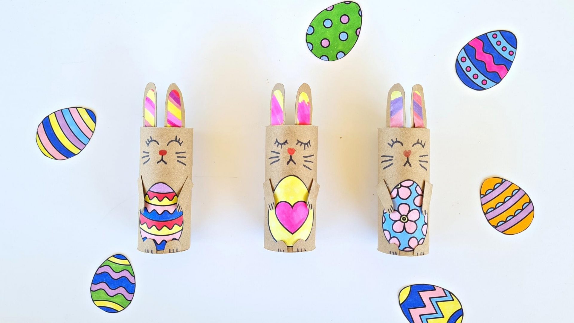 Toilet Paper Roll Easter Bunny Craft - diy Thought