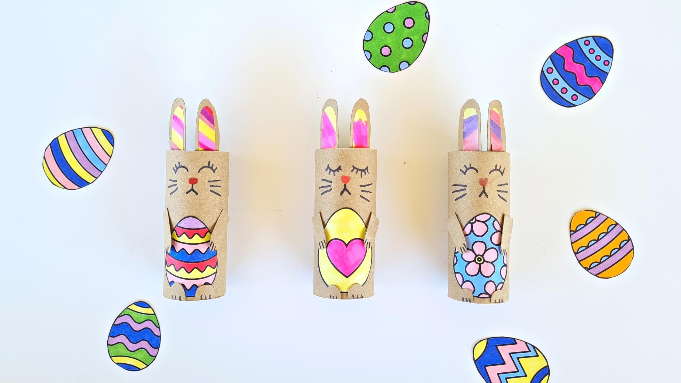 Toilet Paper Roll Easter Bunny Craft - DIY Thought