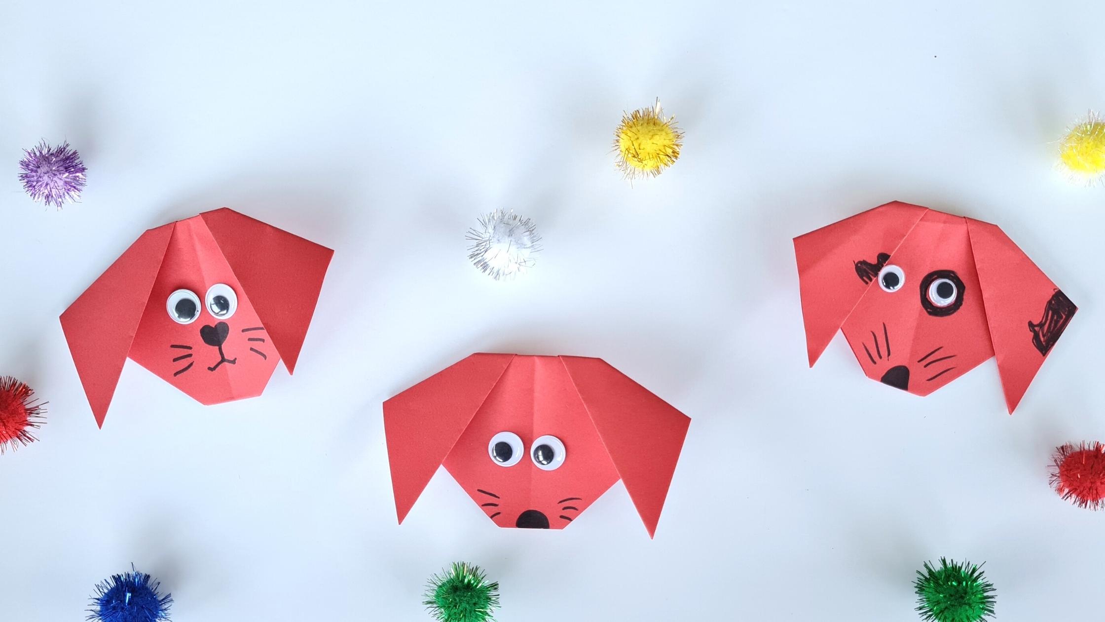 Easy Origami Dog - DIY Thought