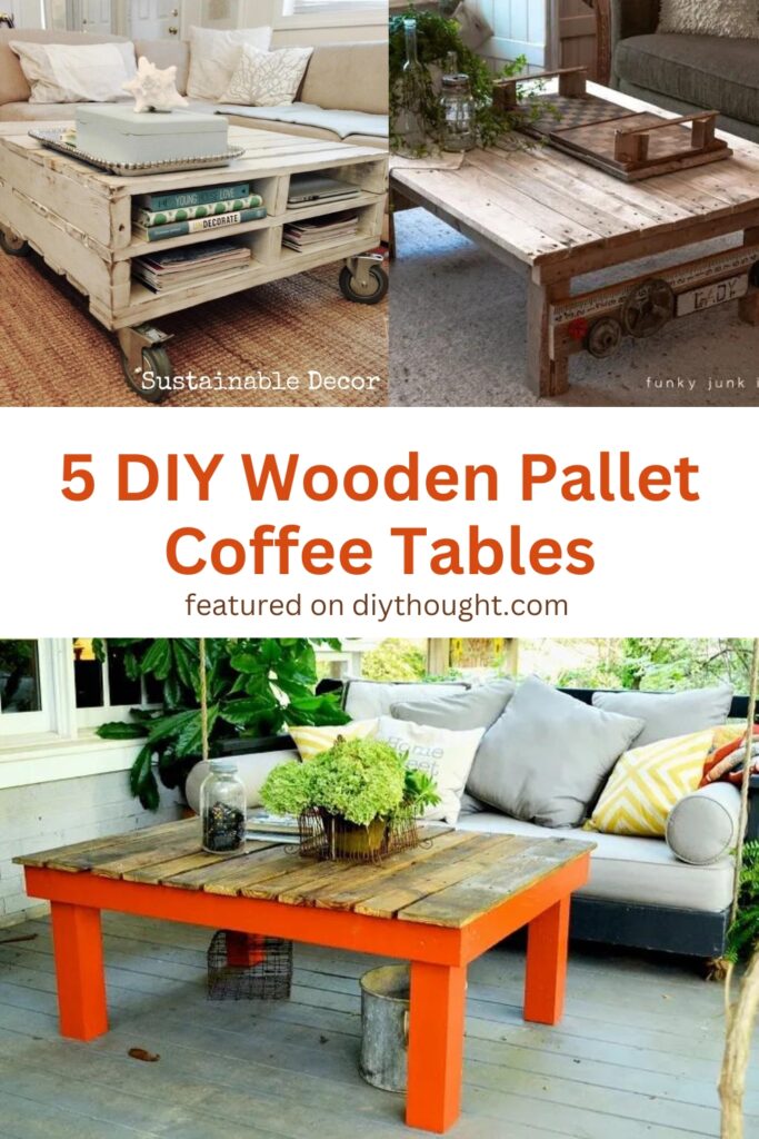 5 DIY Wooden Pallet Coffee Tables - DIY Thought